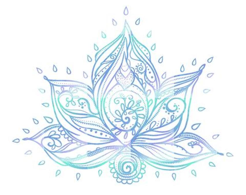 Yoga Symbols SVG Spiritual Yoga SVG Lotus Flower Svg Zentangle Mandala 